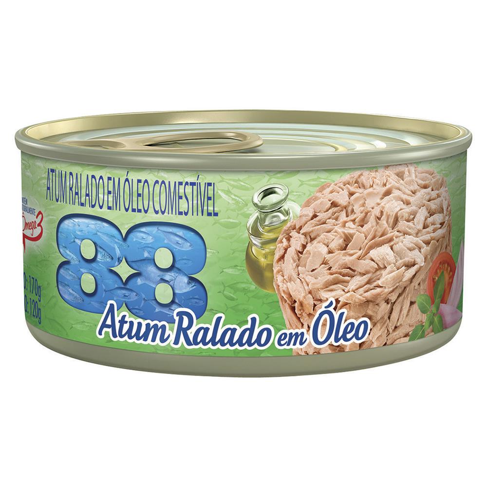 ATUM 88 RALADO ÓLEO 170G - Treichel Delivery