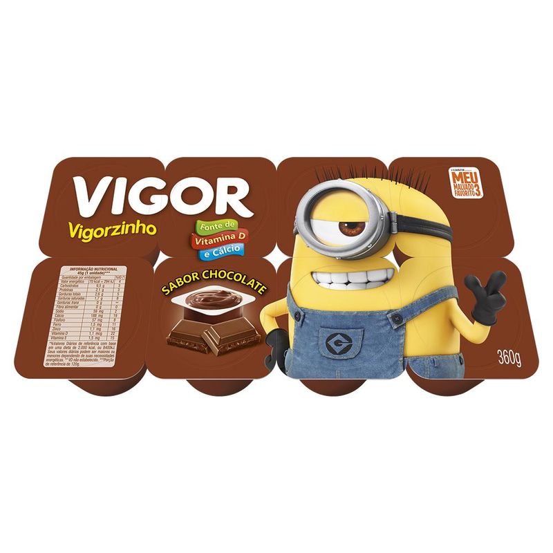 SOBREMESA LÁCTEA VIGOR CHOCOLATE 360G - Treichel Delivery