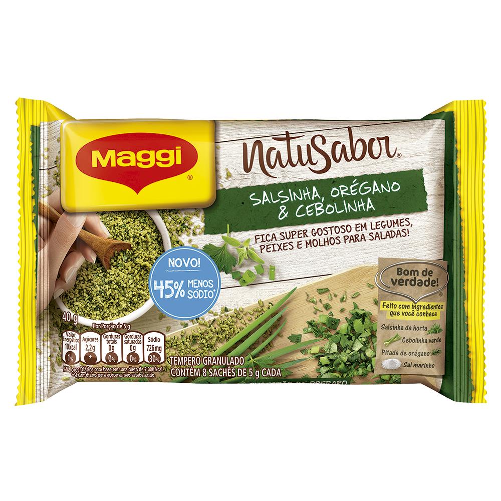 TEMPERO MAGGI NATUSABOR 40G SALSA, CEBOLA & ORÉGANO - Treichel Delivery
