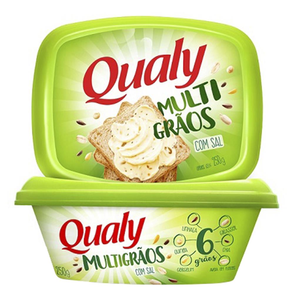 MARGARINA QUALY MULTIGRÃOS C/SAL 250G - Treichel Delivery
