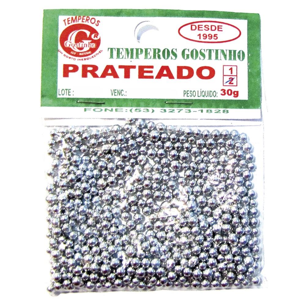 CONFEITO GOSTINHO 30G PRATEADO - Treichel Delivery