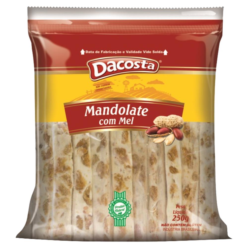 MANDOLATE DACOSTA C/MEL 250G - Treichel Delivery