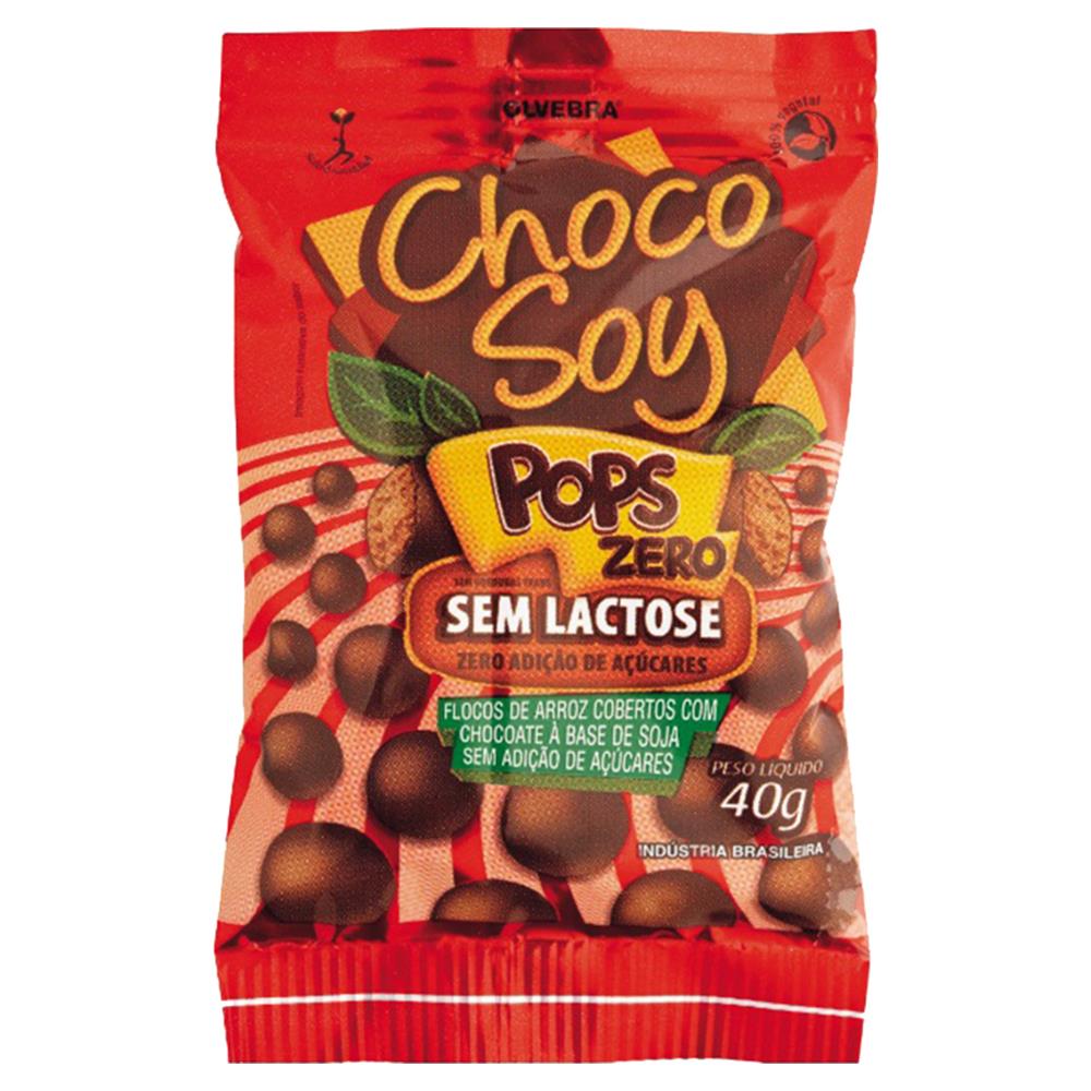 CHOCOLATE CHOCO SOY POPS SEM LACTOSE ZERO 40G - Treichel Delivery