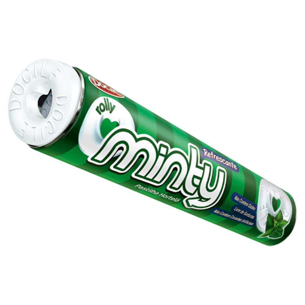 PASTILHA DOCILE ROLLY MINTY 29G MENTA - Treichel Delivery