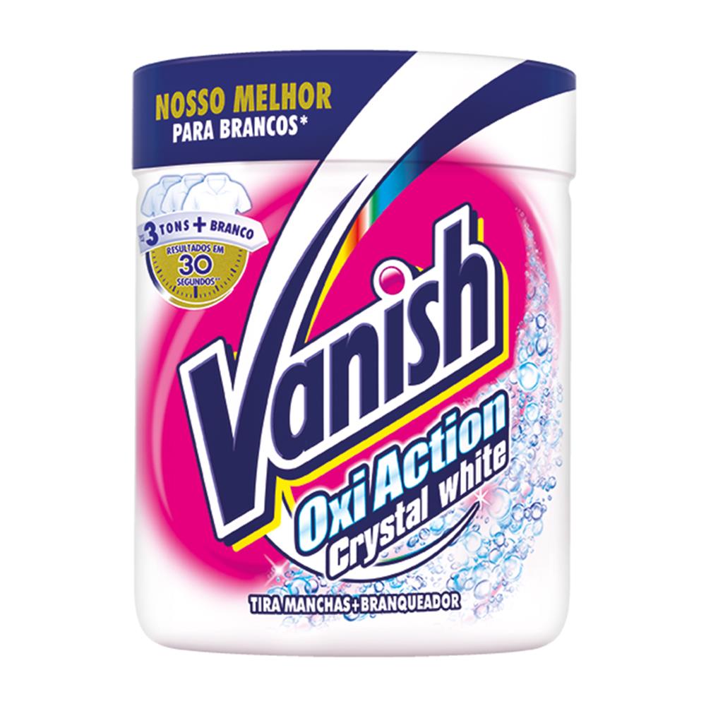 TIRA MANCHAS VANISH PODER O2 CRYSTAL WHITE 450G - Treichel Delivery