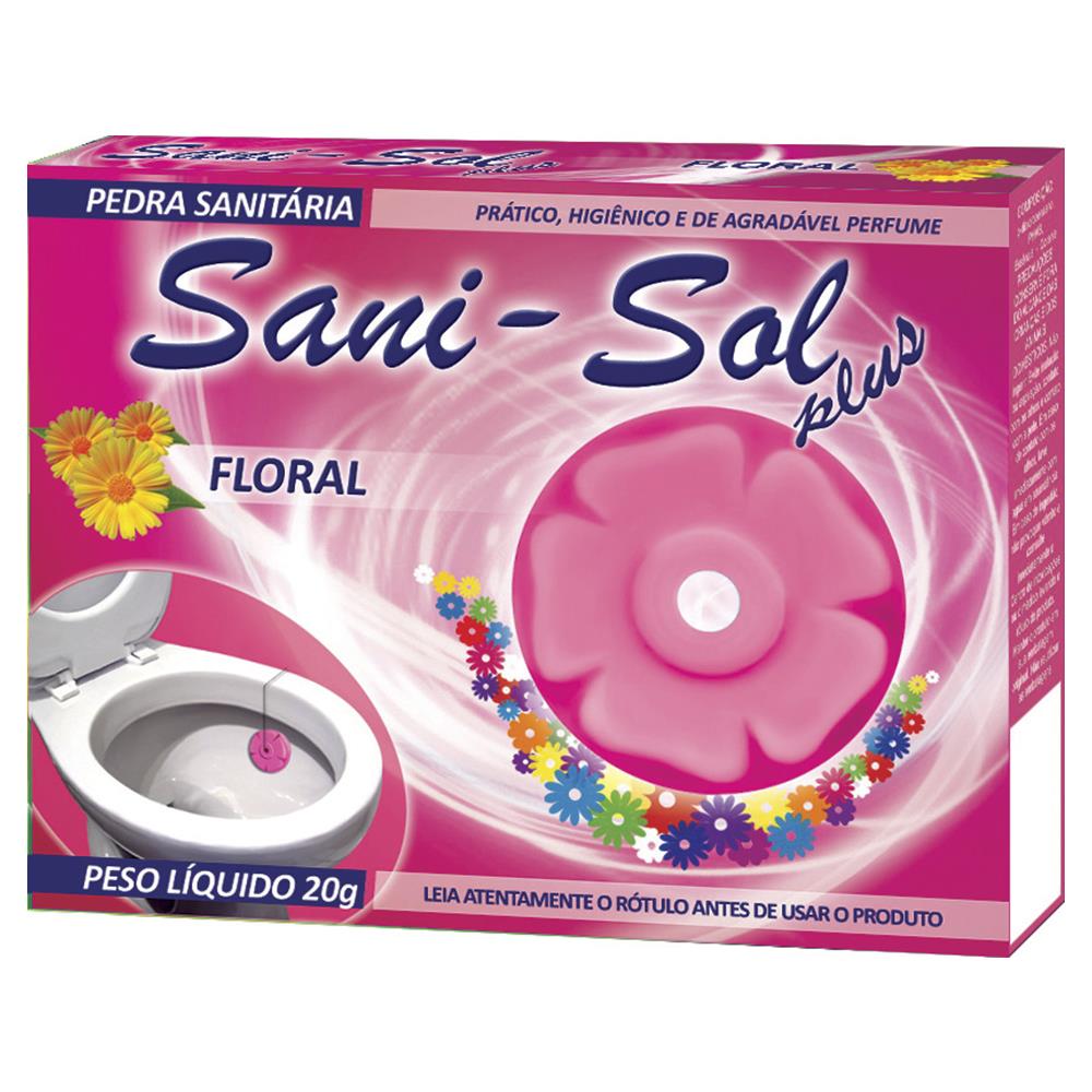 DESODORIZADOR SANI SOL 20G FLORAL - Treichel Delivery