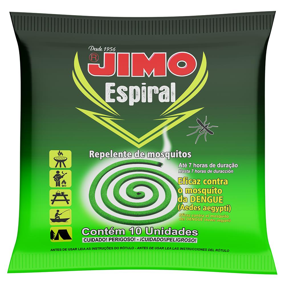 INSETICIDA JIMO ESPIRAL COM 10 UNIDADES - Treichel Delivery