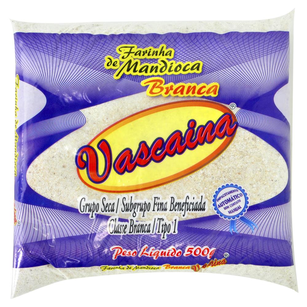 FARINHA DE MANDIOCA VASCAINA 500G - Treichel Delivery