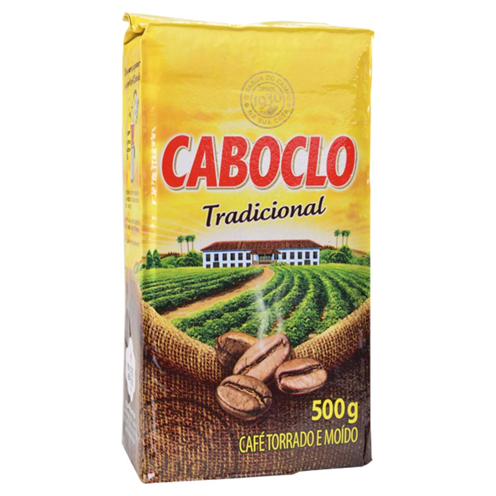 CAFÉ TORRADO E MOÍDO A VÁCUO TRADICIONAL CABOCLO 500G - Treichel Delivery