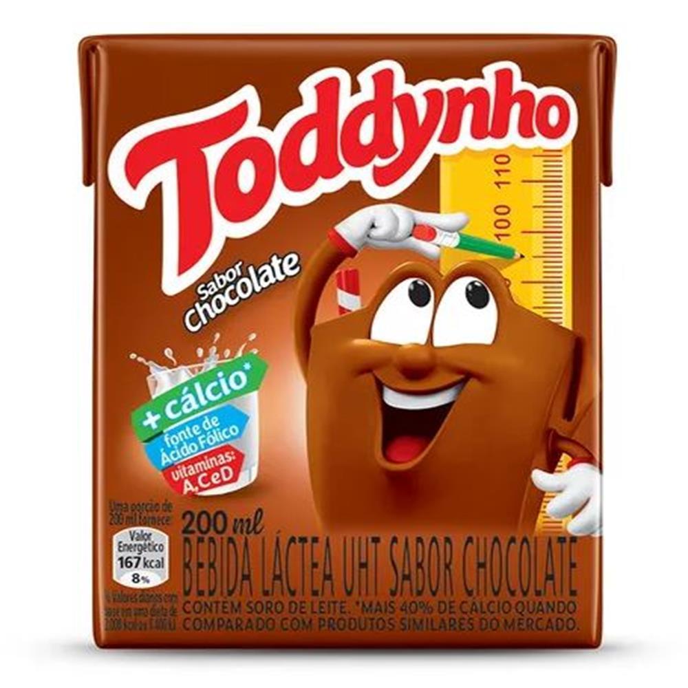 BEBIDA LÁCTEA TODDYNHO SABOR CHOCOLATE 200ML - Treichel Delivery