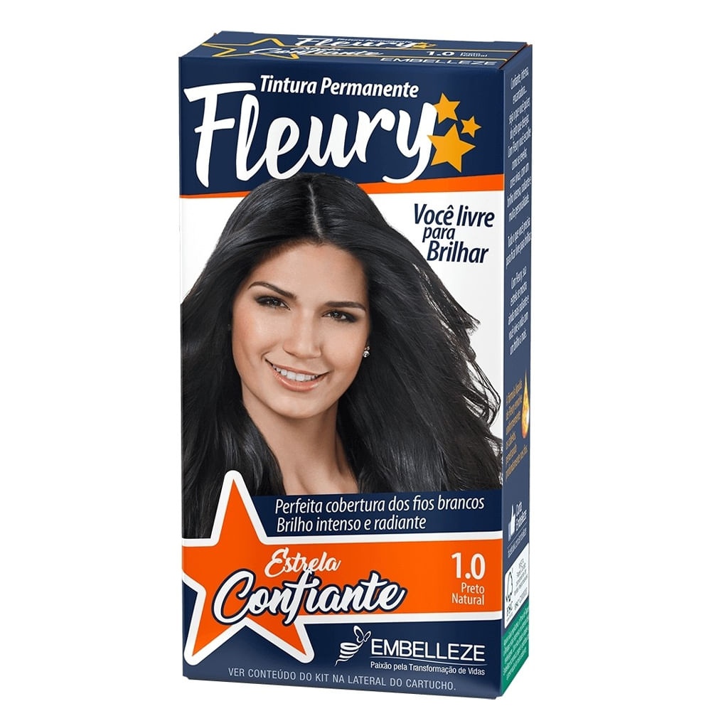 TINTURA FLEURY 1.0 PRETO NATURAL - Treichel Delivery