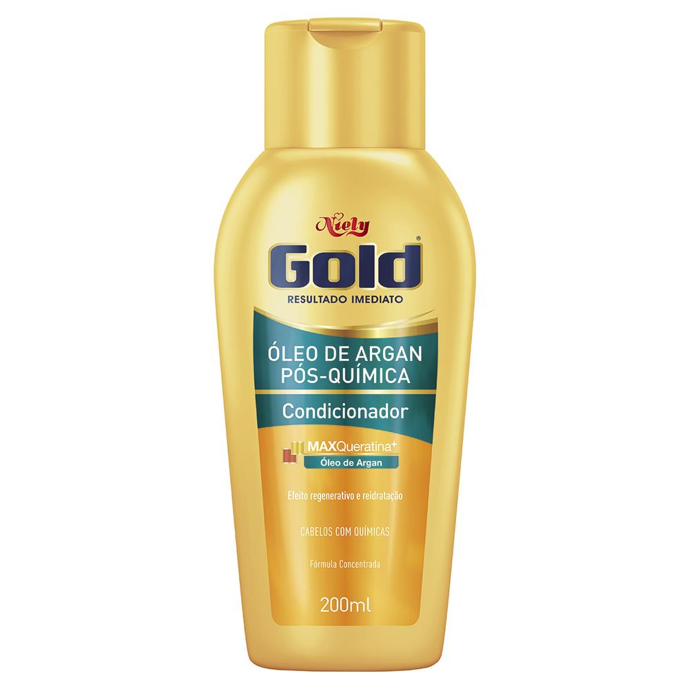 CONDICIONADOR NIELY GOLD PÓS QUIMICA PODEROSO 175ML - Treichel Delivery