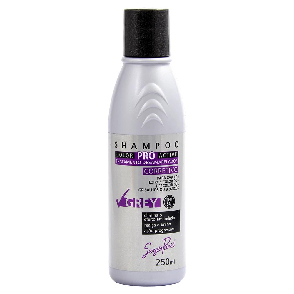 SHAMPOO SERGIO PARIS PRO ACTIVE DESAMARELADOR 250ML - Treichel Delivery