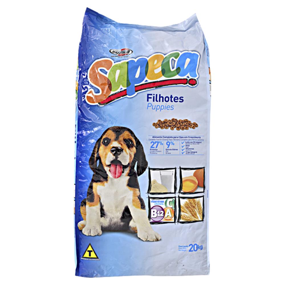 ALIMENTO SAPECA PREMIUM PARA CÃES FILHOTES 20KG - Treichel Delivery