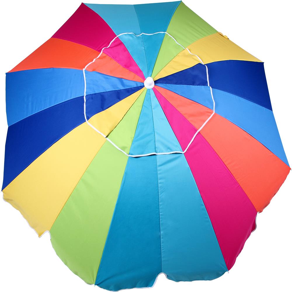 GUARDA SOL MOR CANCUM ALUMÍNIO 210CM COM SACA AREIA - Treichel Delivery