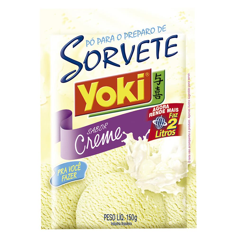SORVETE PÓ YOKI 150G CREME - Treichel Delivery