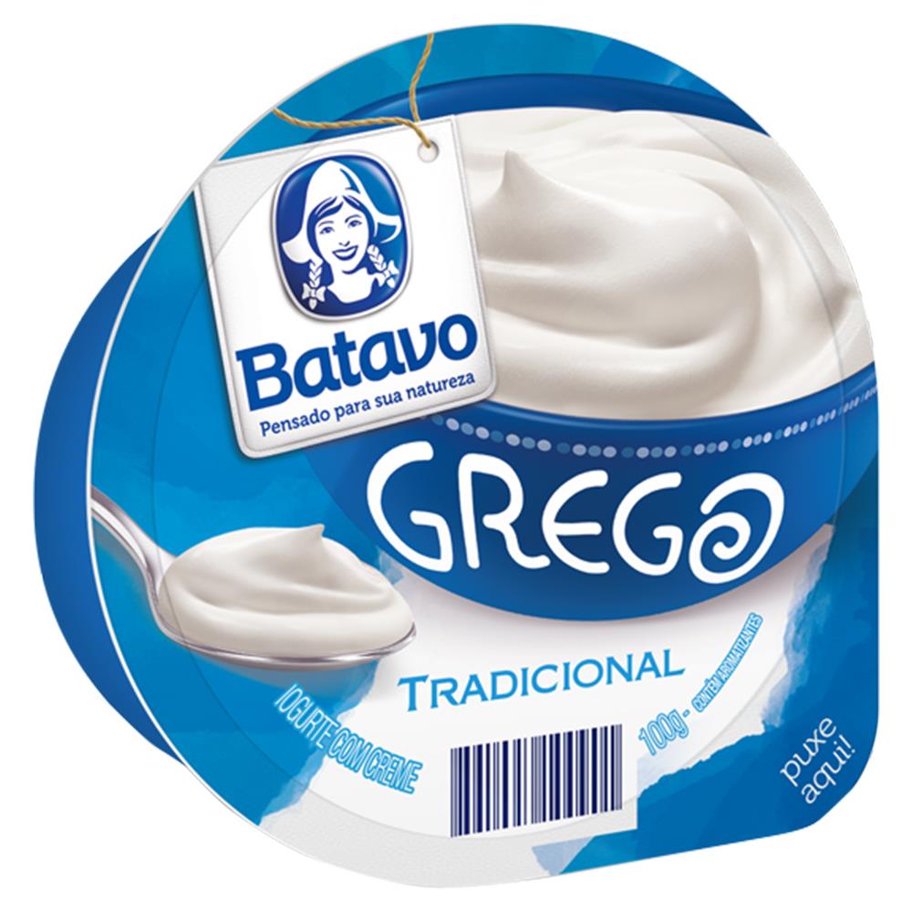 IOGURTE BATAVO GREGO TRADICIONAL 100G - Treichel Delivery