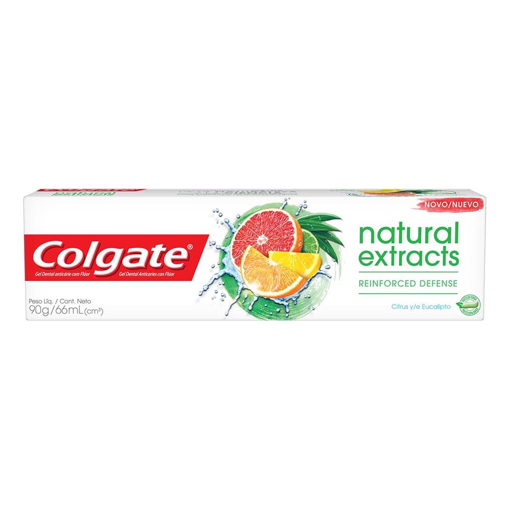 GEL DENTAL COLGATE NATURAL DEFESA REFORÇADA 90G - Treichel Delivery