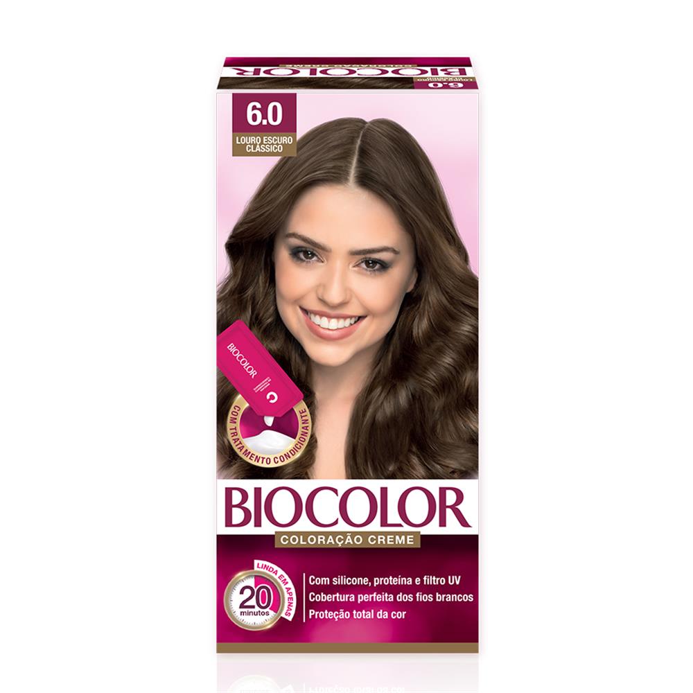 COLORAÇÃO BIOCOLOR MINI KIT 6.0 LOURO ESCURO - Treichel Delivery