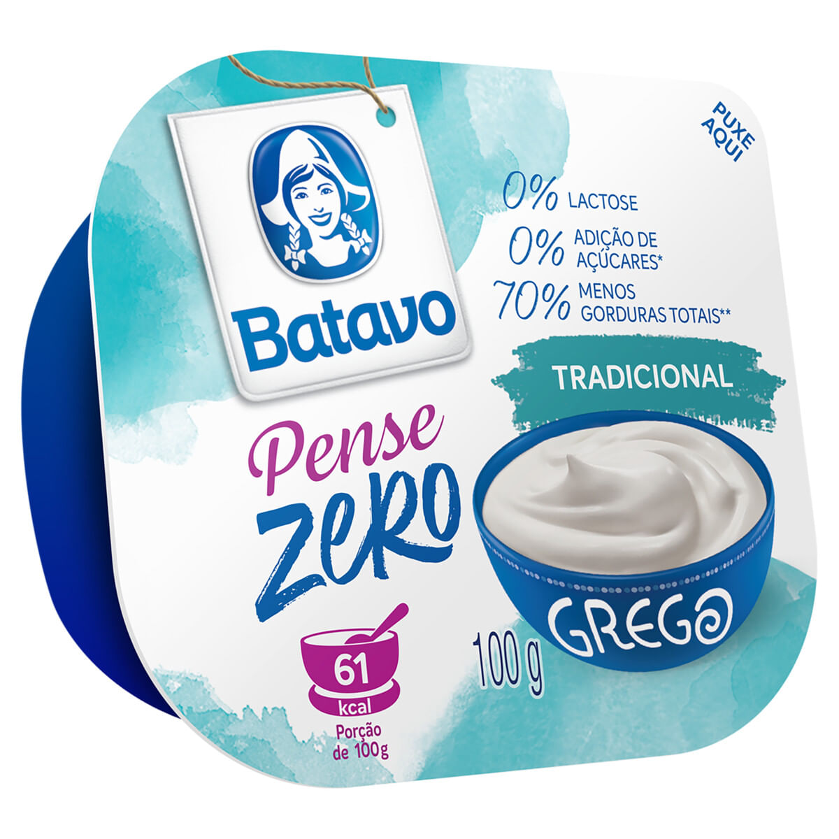 IOGURTE BATAVO PENSE ZERO LACTOSE GREGO TRADICIONAL 100G - Treichel ...