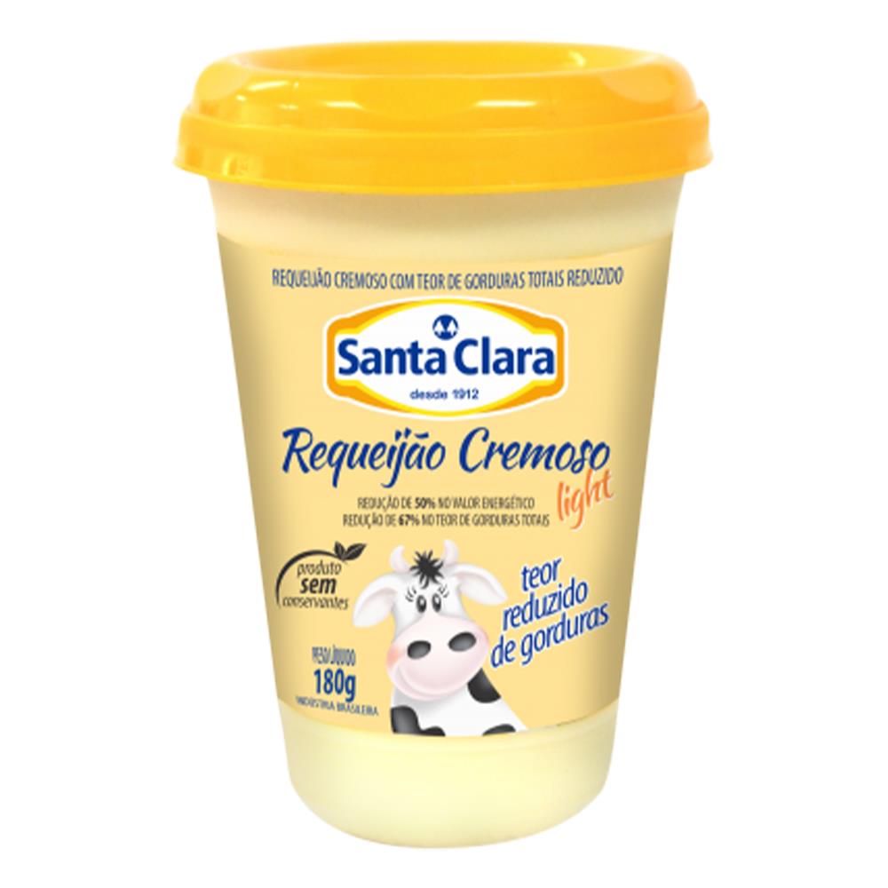 REQUEIJÃO SANTA CLARA LIGHT 180G - Treichel Delivery