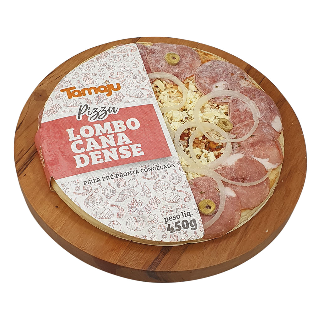 PIZZA TAMAJU LOMBO CANADENSE CONGELADA 450G - Treichel Delivery
