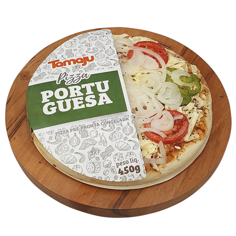 PIZZA TAMAJU PORTUGUESA CONGELADA 450G - Treichel Delivery