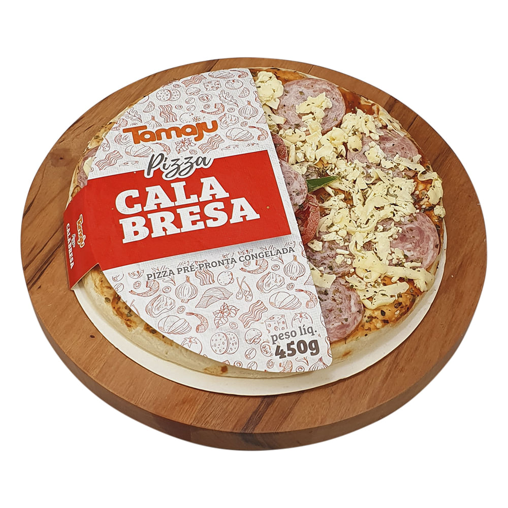 PIZZA TAMAJU CALABRESA CONGELADA 450G - Treichel Delivery