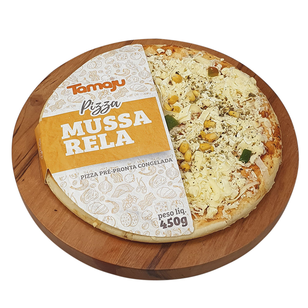 PIZZA TAMAJU MUSSARELA CONGELADA 450G - Treichel Delivery