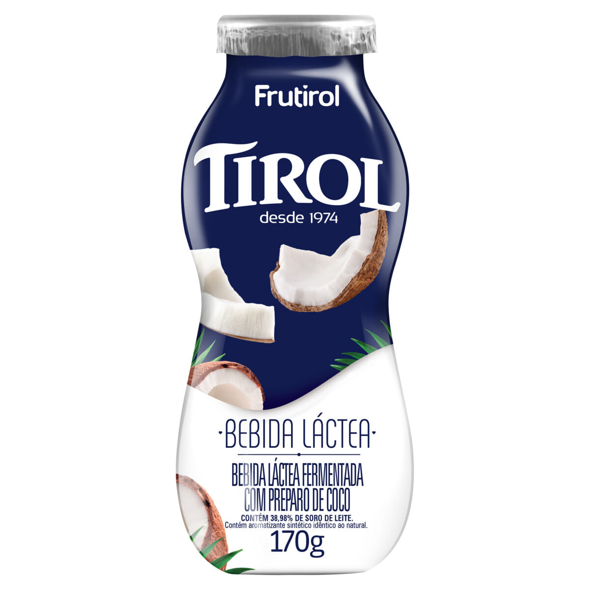 BEBIDA LÁCTEA FERMENTADA TIROL SABOR COCO 170G - Treichel Delivery