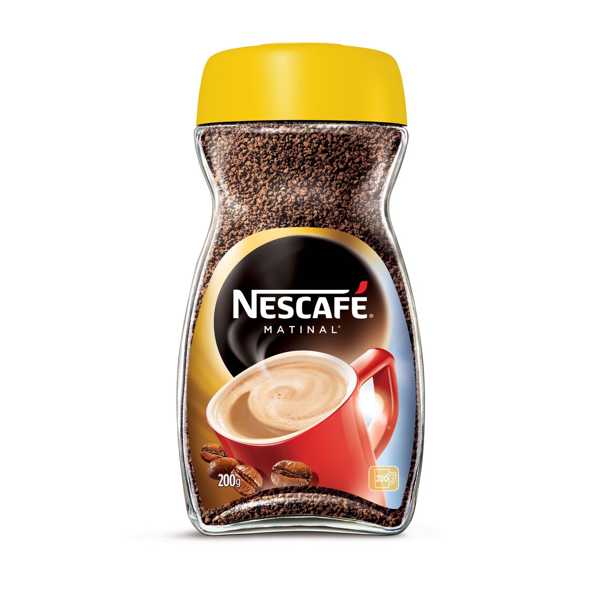 CAFÉ SOLÚVEL GRANULADO SUAVE NESCAFÉ MATINAL VIDRO 200G - Treichel Delivery