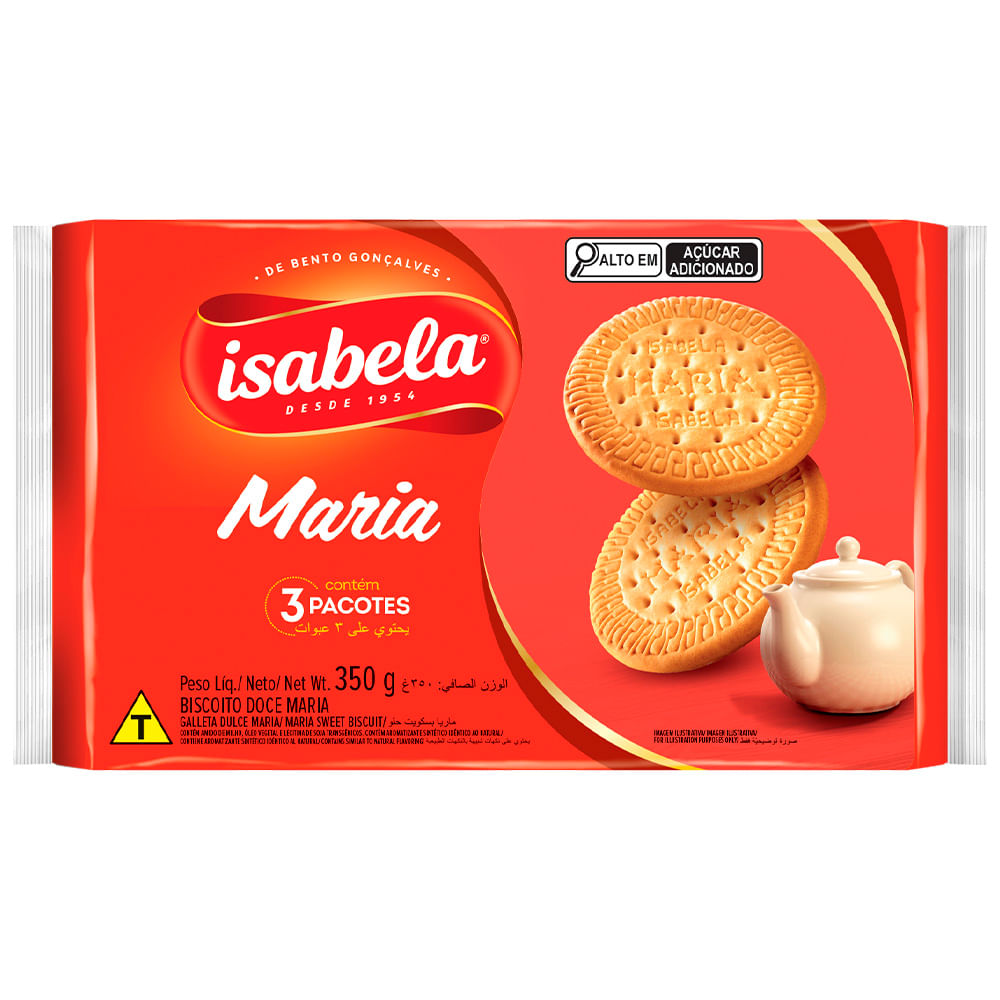 BISCOITO ISABELA MARIA 350G - Treichel Delivery