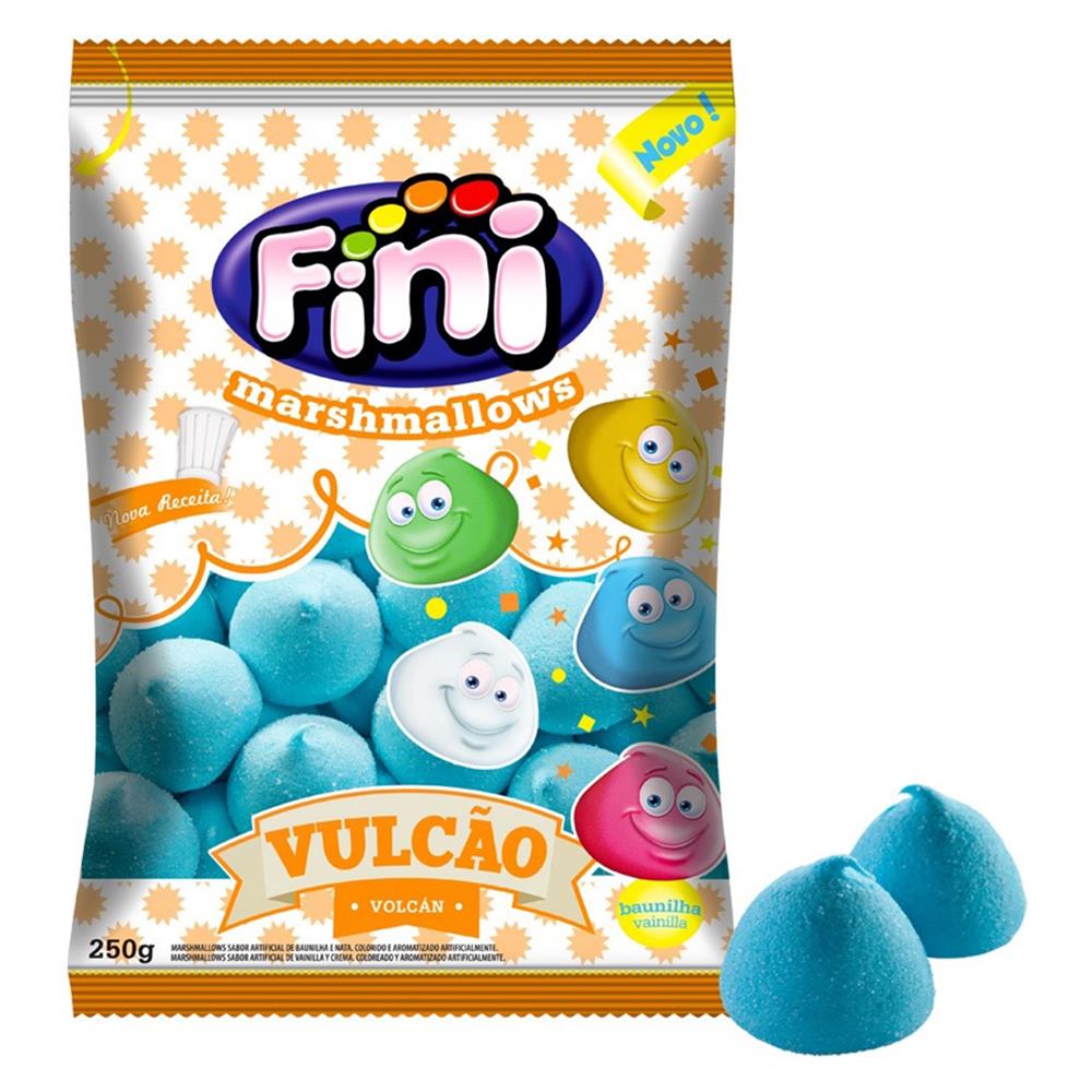 MARSHMALLOW FINI VULCÃO AZUL 250G - Treichel Delivery