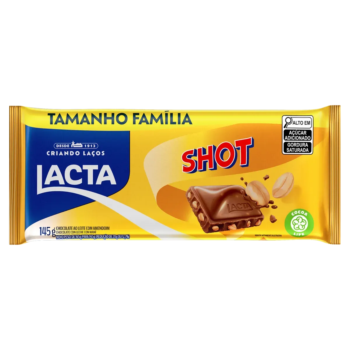 CHOCOLATE LACTA SHOT 145G - Treichel Delivery