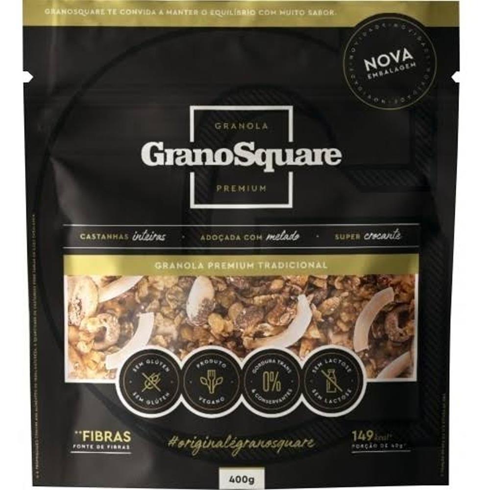 GRANOLA GRANO SQUARE PREMIUM 400G - Treichel Delivery