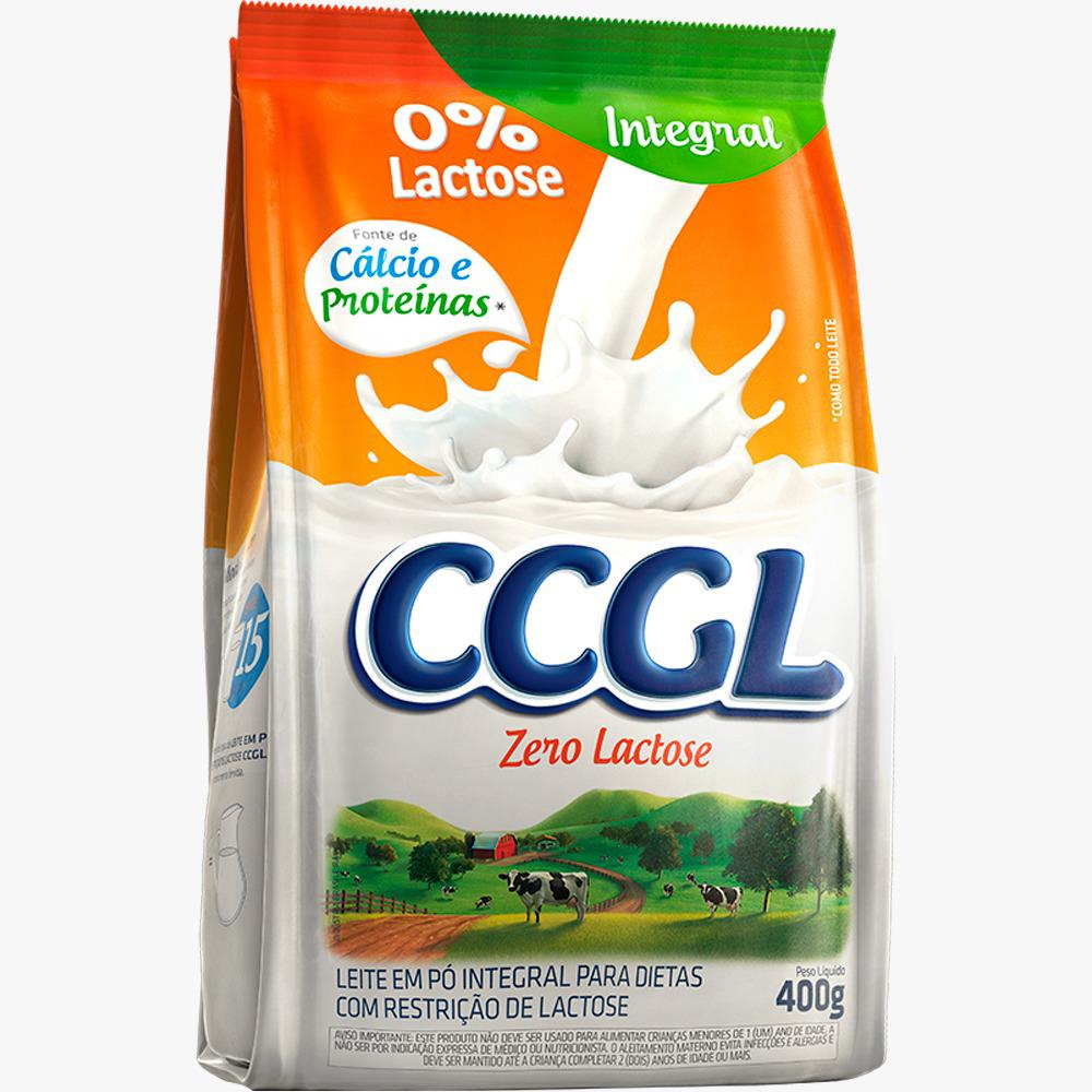 LEITE EM PÓ CCGL INTEGRAL ZERO LACTOSE 400G - Treichel Delivery